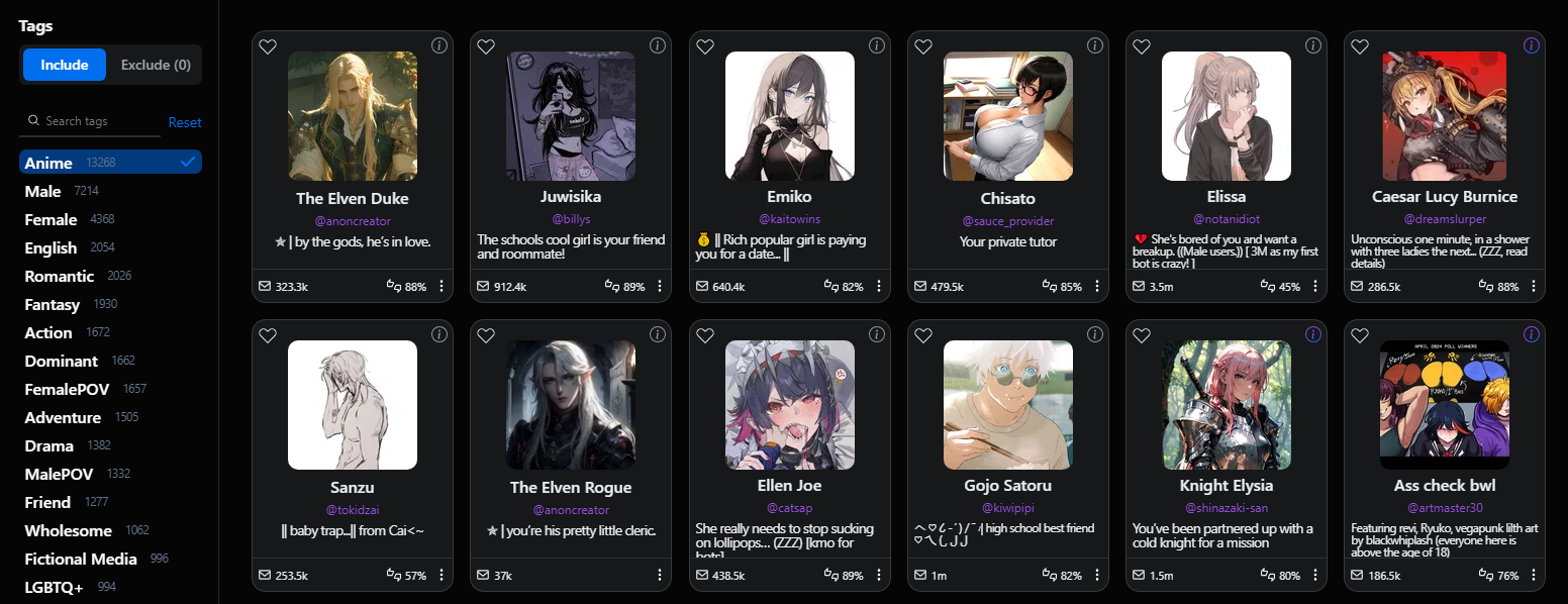 Best Hentai Chatbots - NSFWBots